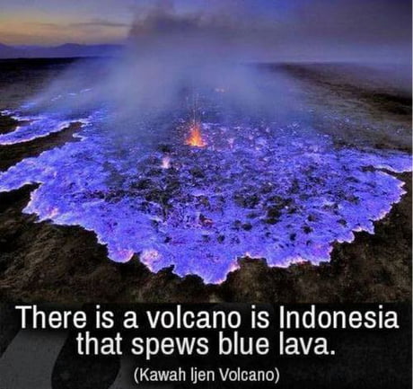 Blue Lava Volcano | Worth to watch