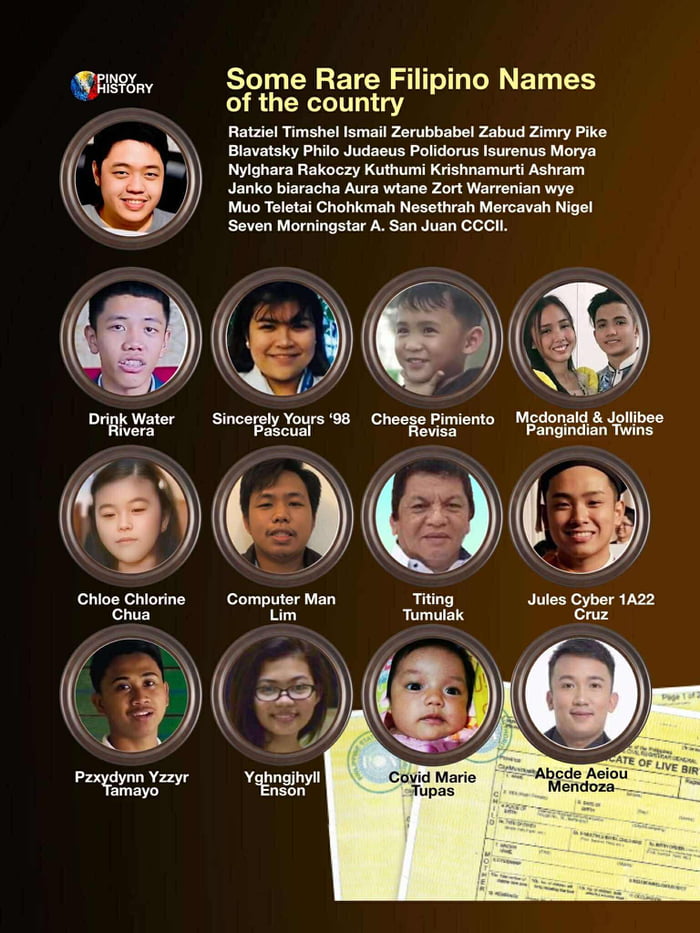 Rare Filipino Names - 9GAG