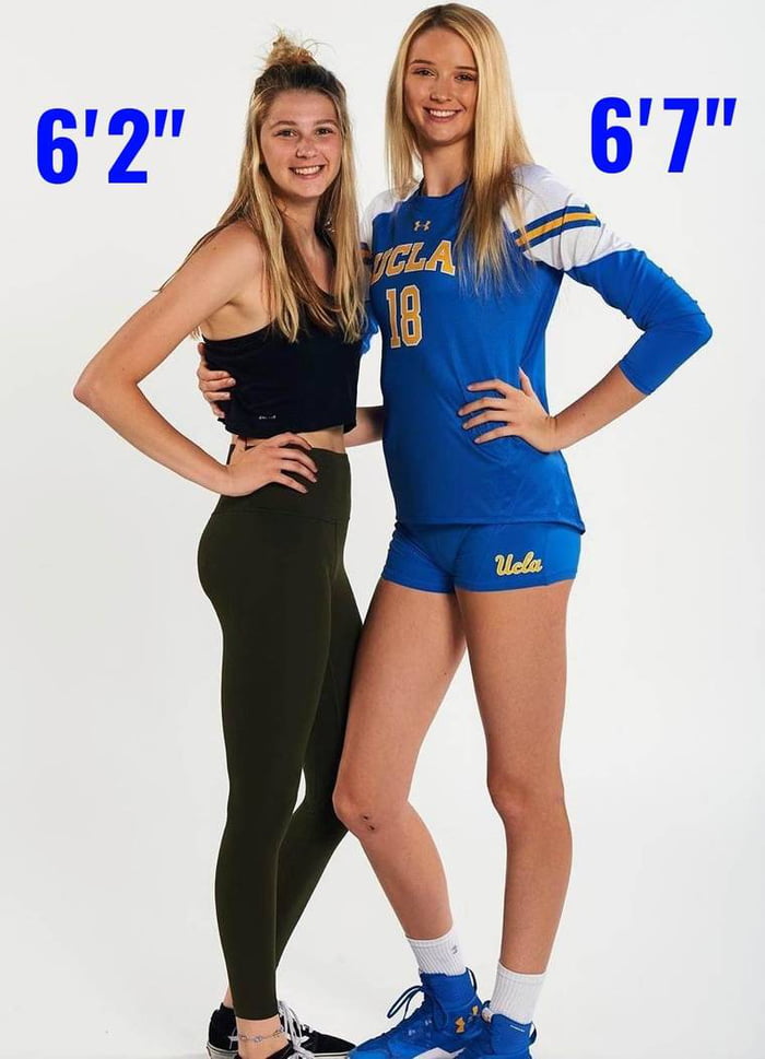 188cm older sister and 200cm taller younger sister - 9GAG