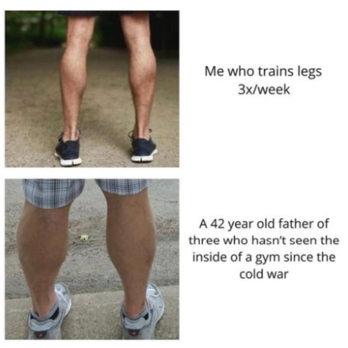 Dad's gotta have strong legs to carry their family - 9GAG