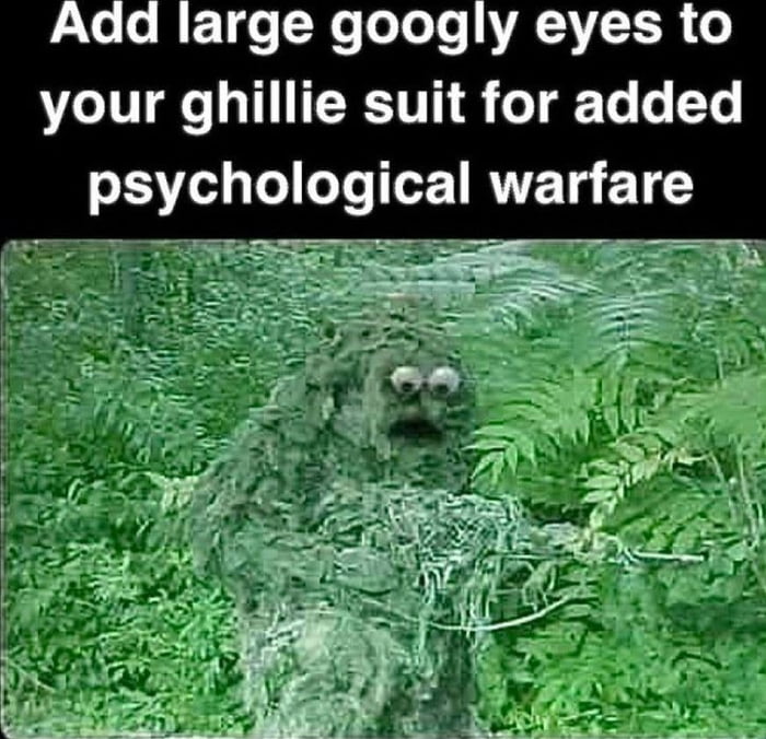 The last thing you see is the most terrifying thing you've ever seen ...