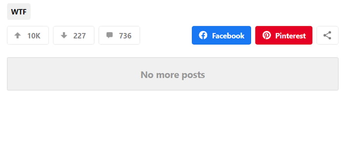 After about 10 memes there's no more posts - 9GAG