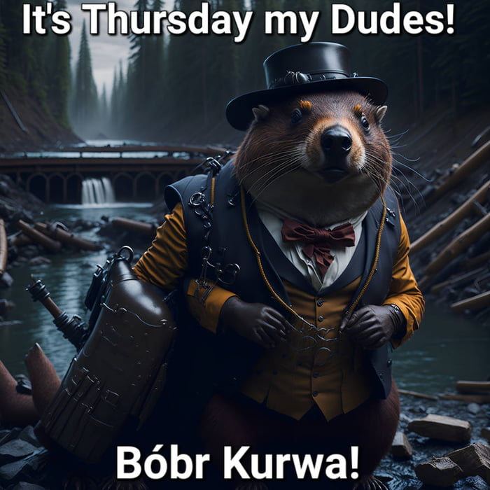 Bóbr Kurwa, It's Thursday my Dudes. - 9GAG
