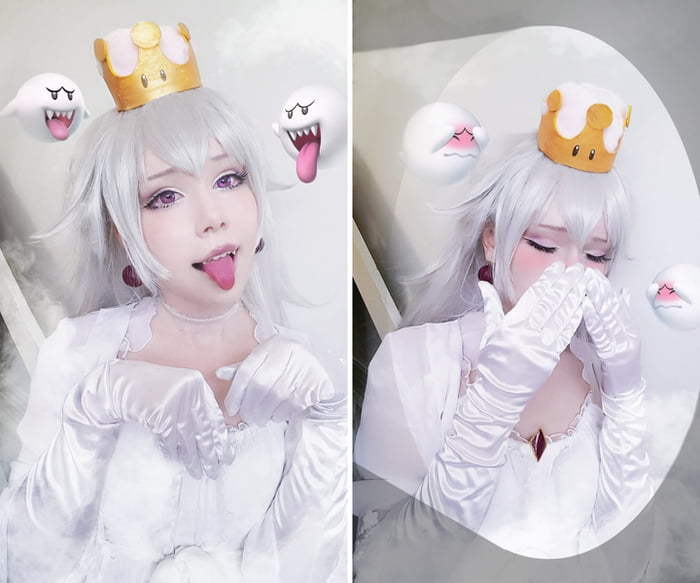 Inevitably Steamy Cosplay Of Bowsette And Booette - 9GAG