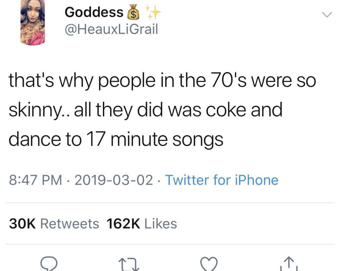 Maybe we all should start doing coke again - 9GAG