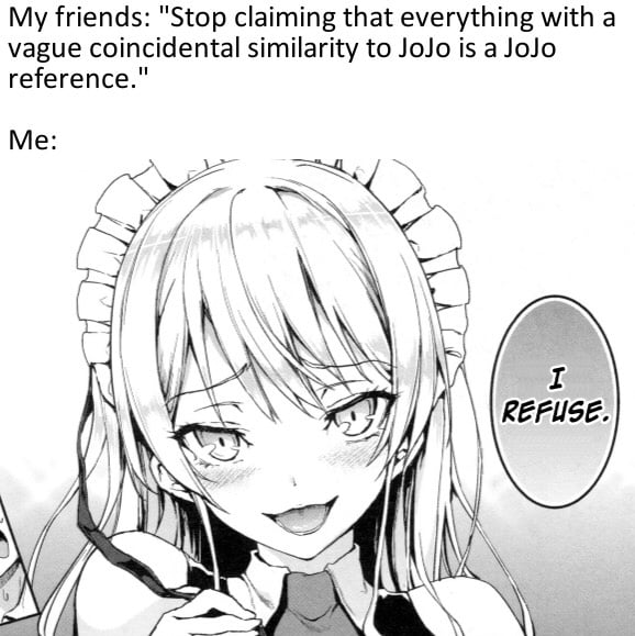 Is this a Jojo Reference? - 9GAG