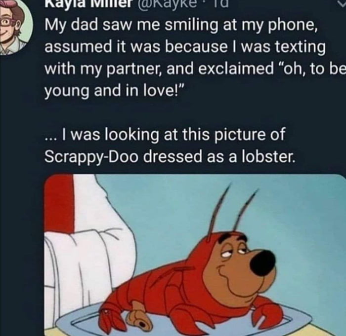 Scrappy-Doo lobster - 9GAG