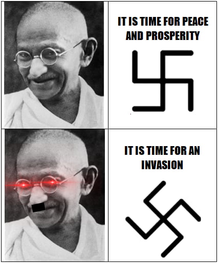 Best Funny nuclear gandhi Memes - 9GAG