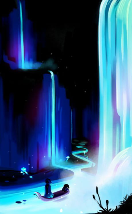 Waterfall Undertale Fanart