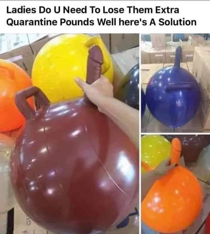 Exercise balls - 9GAG