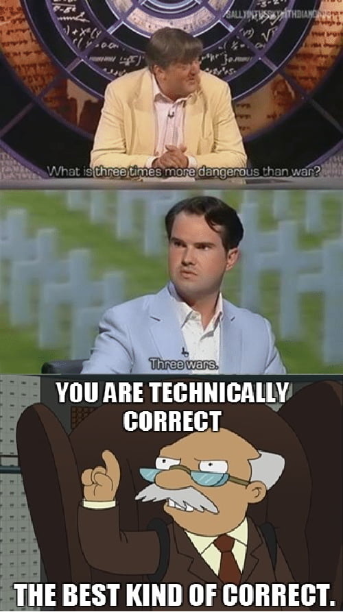 He's not wrong tho - 9GAG