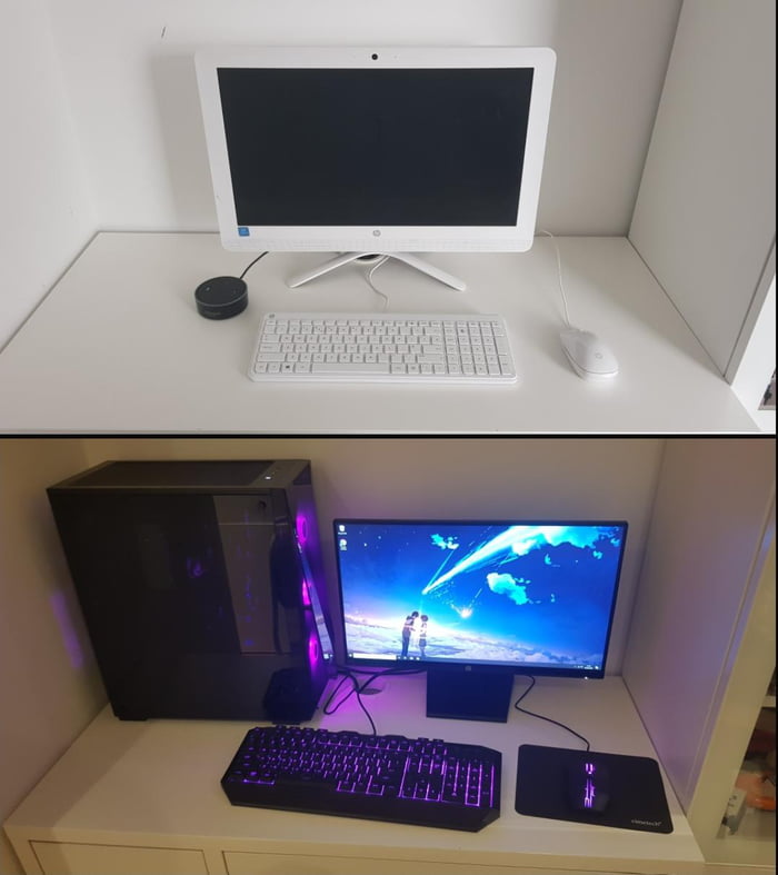 Old vs New setup - 9GAG