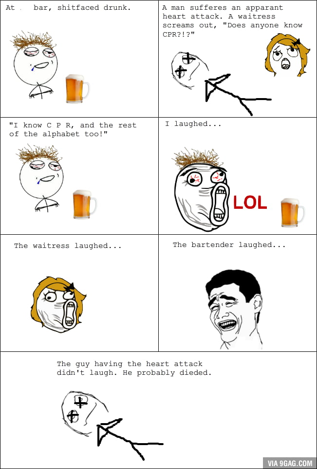 Serious as a heart attack - 9GAG