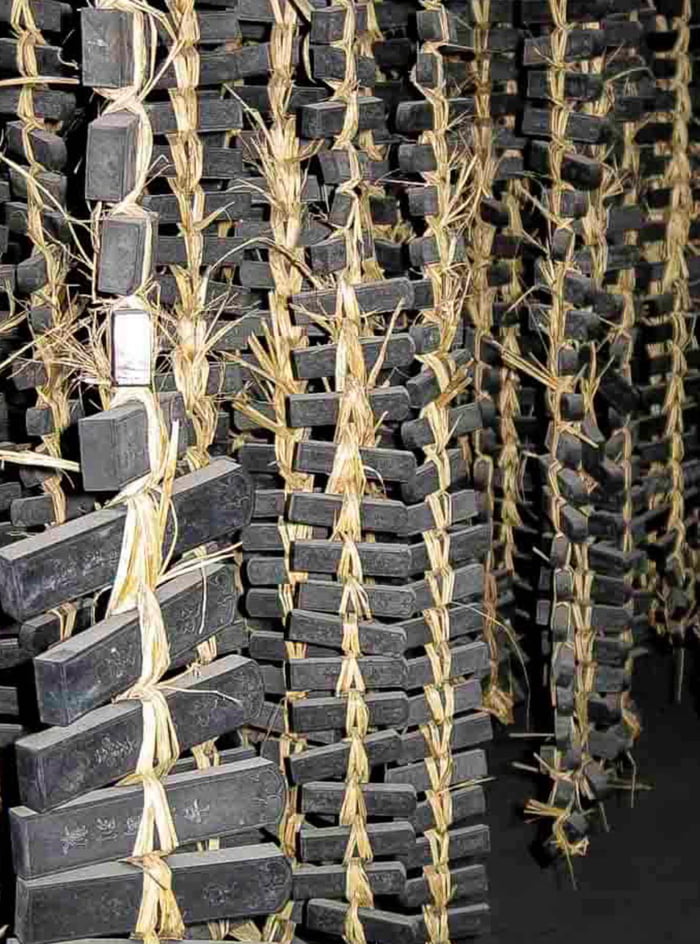 A glimpse into the centuries-old craft of making sumi ink sticks. - 9GAG