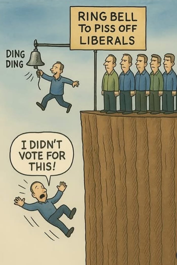 When you try to own the libs but end up owning yourself. - 9GAG