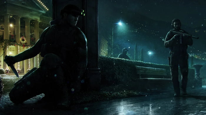 Upcoming Splinter Cell Remake Concept Art shared by Ubisoft - 9GAG