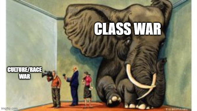 Lets Focus on the Class War, It might loosen up the other dividing wars ...