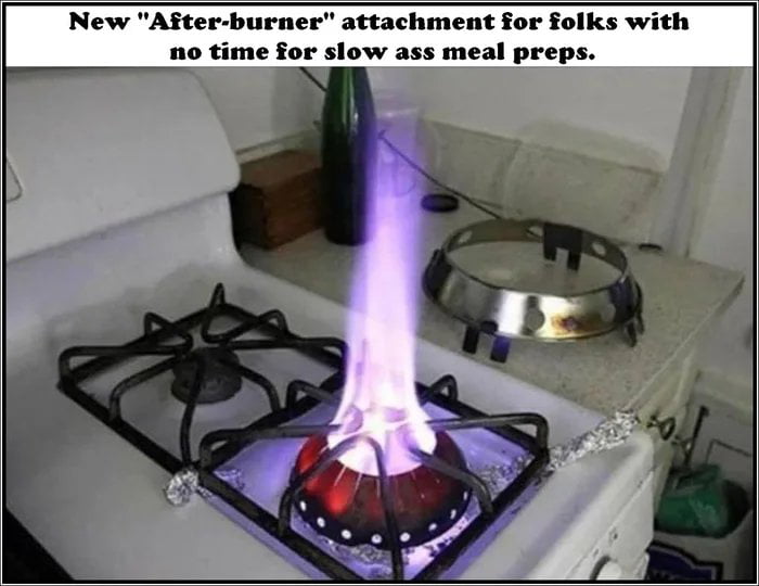 Super fast food...eh..eh... I will see myself out now... - 9GAG