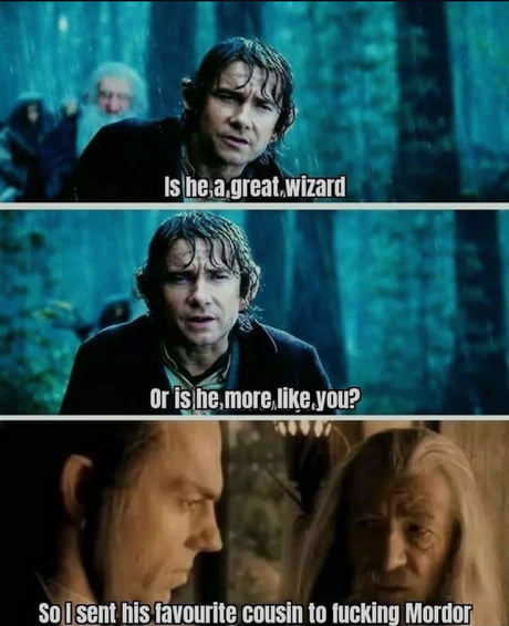 Gif De Bilbo Desmayándose