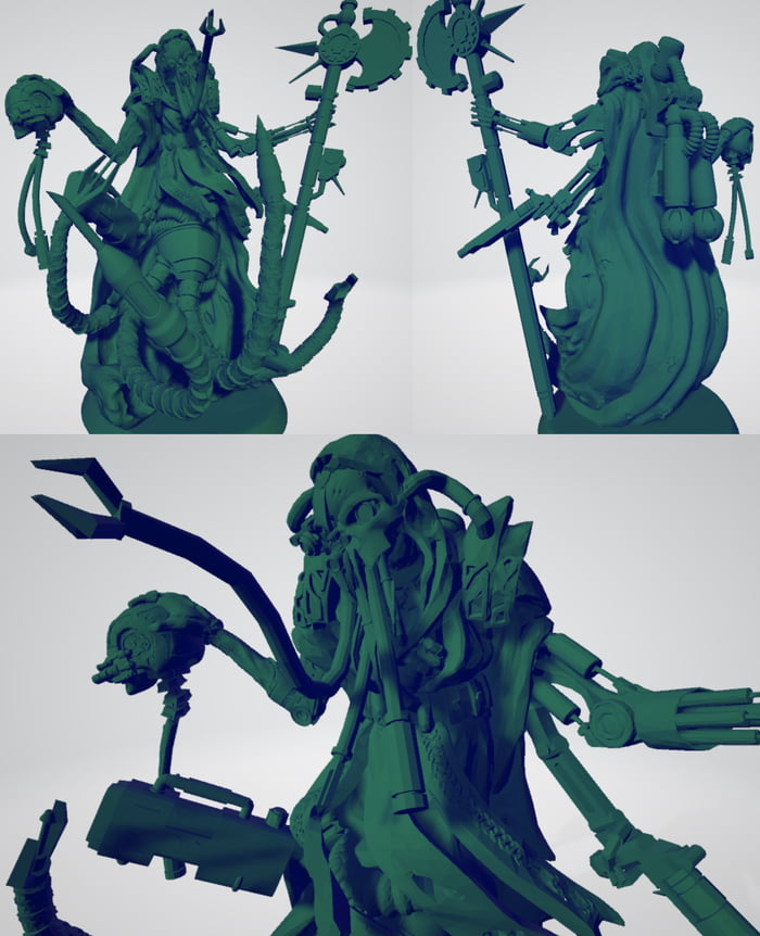 Step 1: Design a grimdark Tech-Priest. Step 2: Weep, for no Machine ...
