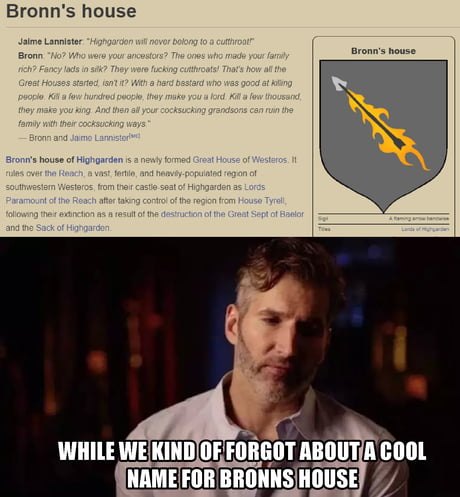 Ser Bronn Memes Game Of Thrones Memes