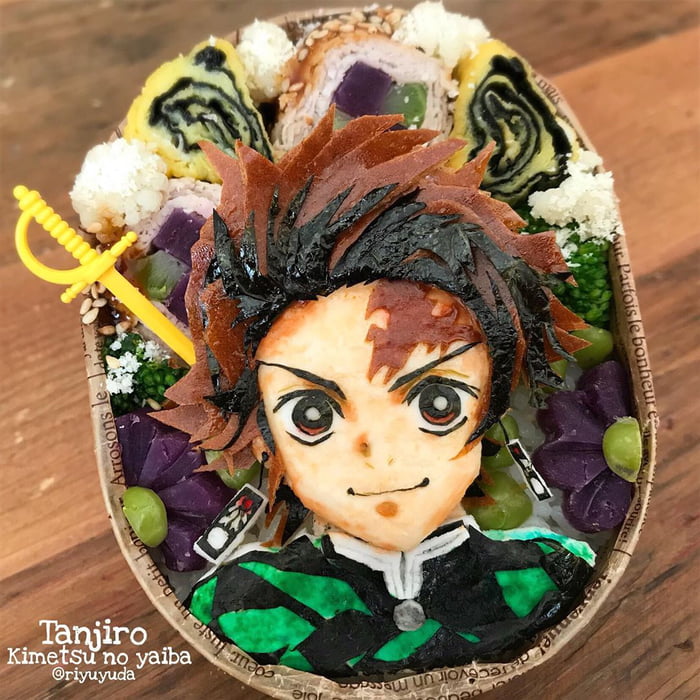 Japanese Food Artist Creates 'Demon Slayer' Bento - 9GAG