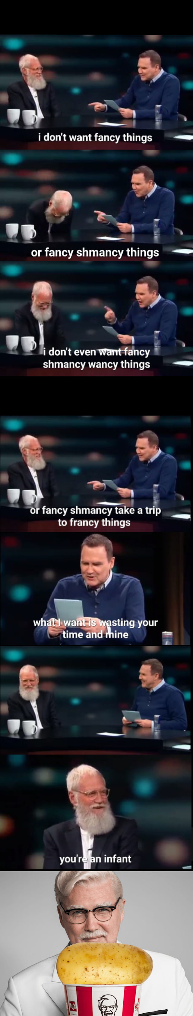 Norm Macdonald's blue card joke. - 9GAG