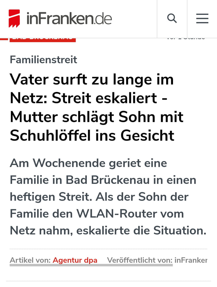 Nachrichtenpfostierung. Zur Info: der Sohn ist 33 Jahre alt - 9GAG