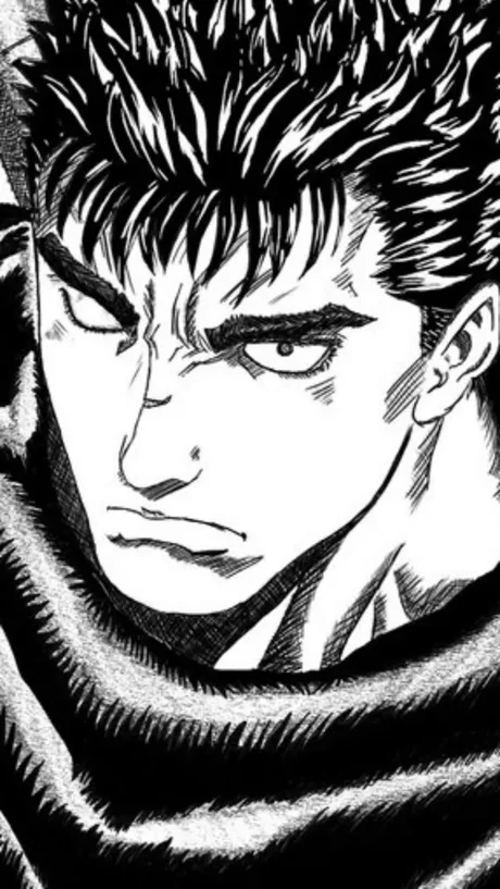 Berserk Manga Guts Face