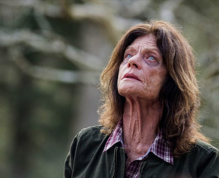 Meg Foster aged into a zombie - 9GAG