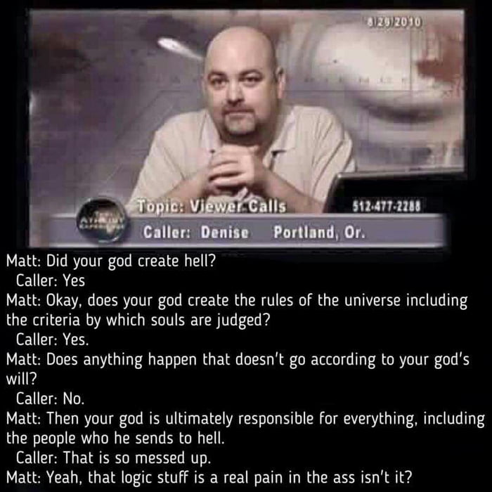 Oh no! Logic!!!! My only weakness!!!! - 9GAG