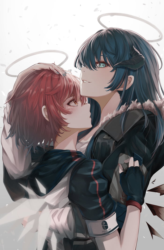 Mostima and Exusiai - 9GAG