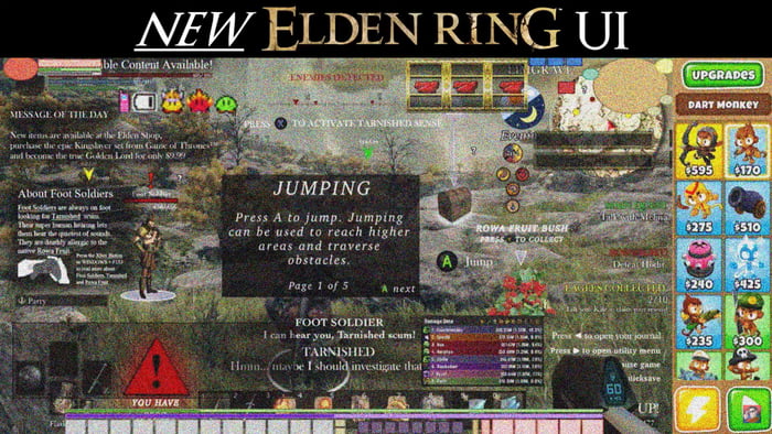 Ubisoft Elden Ring UI (Real) - 9GAG