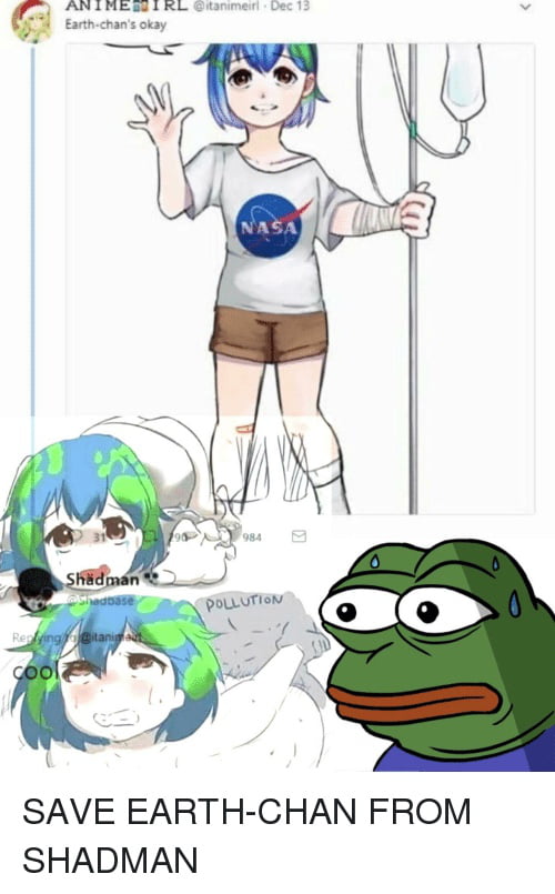 Save earth chan - 9GAG
