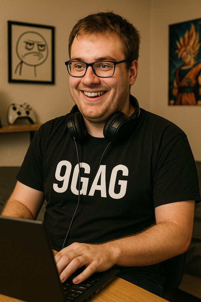 According to AI , this should be the typical 9gager. - 9GAG