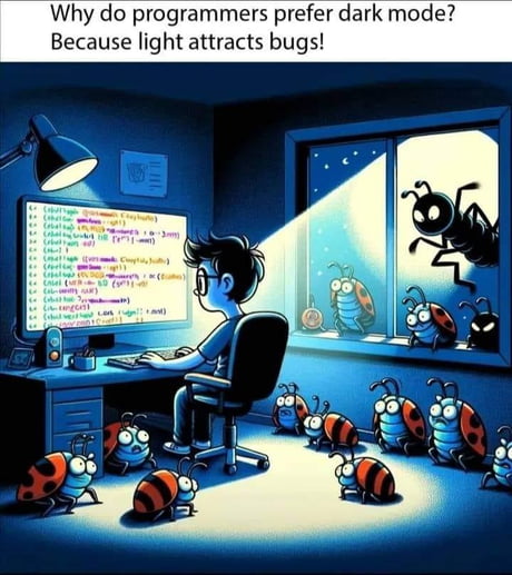 Best Funny dark mode Memes - 9GAG