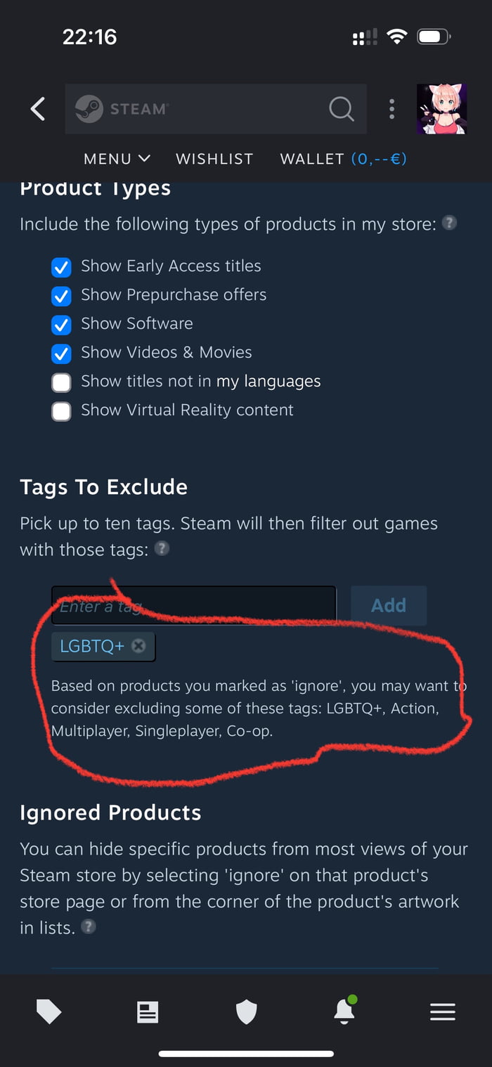 Easy way to avoid Dragon Age Veilguard. Even Steam recommends blocking ...