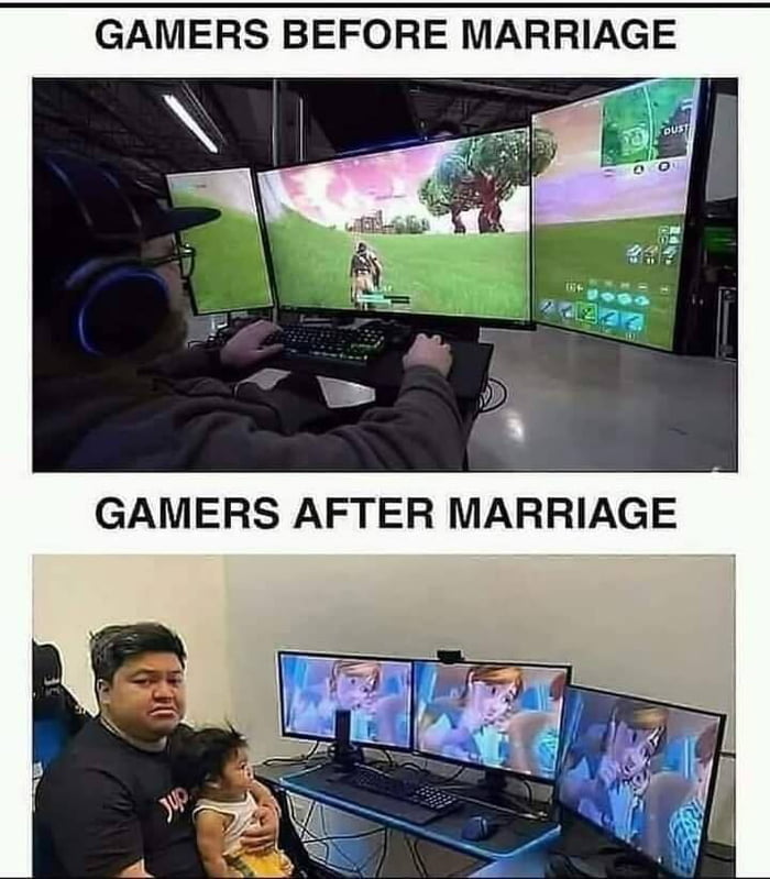 One for the married / dads gamers out there, you are an awesome gamer ...