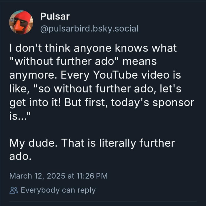 " without further ado" - 9GAG