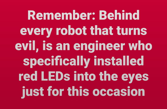 Evil robot - 9GAG