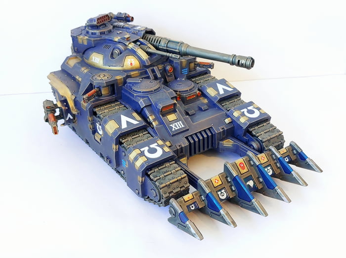 Ultramarines Kratos Heavy Assault Tank - 9GAG