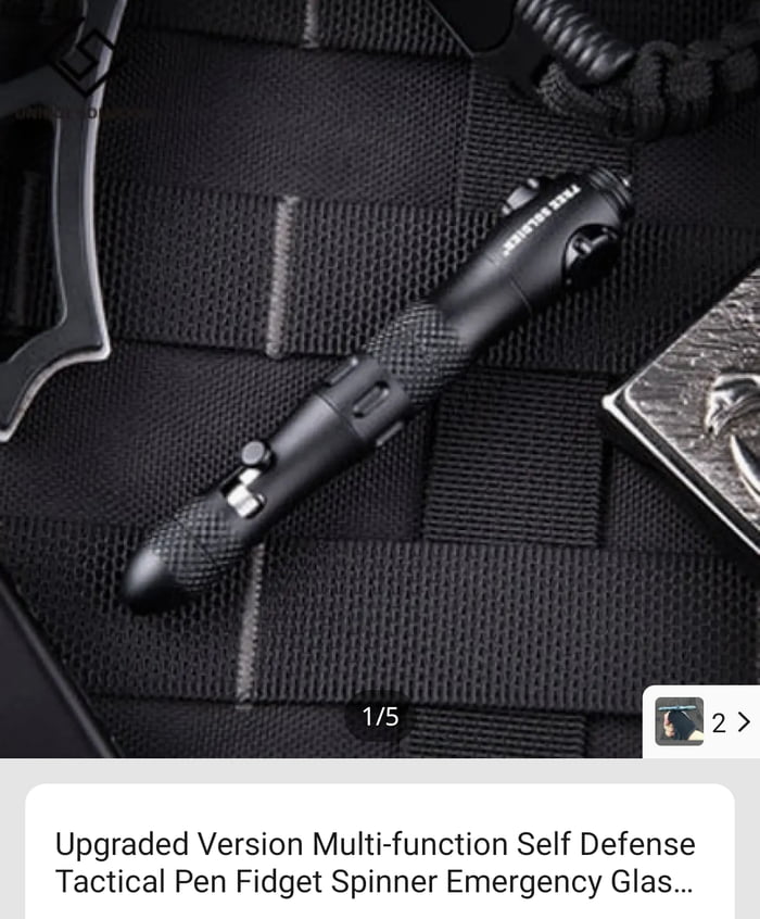 I'm speechless (Multifunctional self-defense tactical pen fidget ...