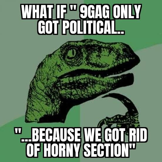 Did horn stop politics? - 9GAG