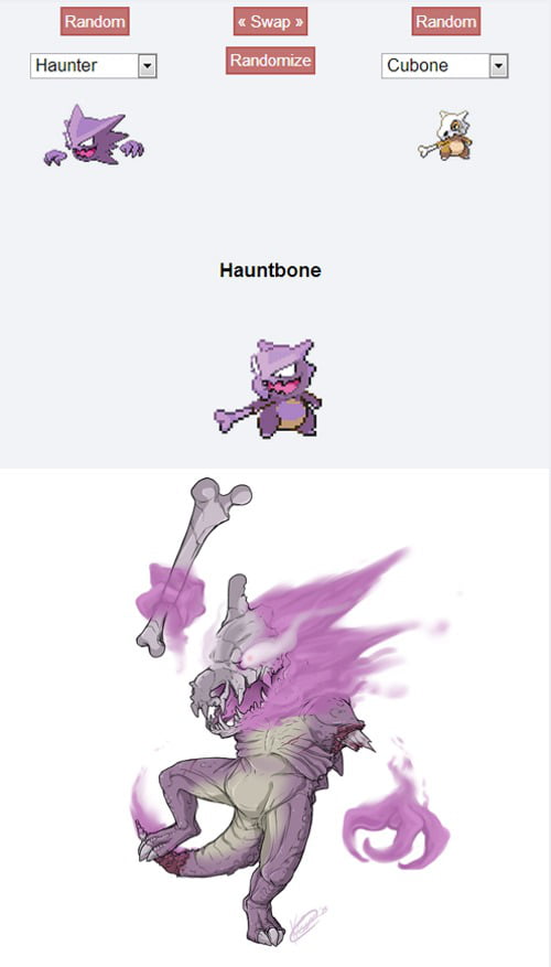 Illustrated Pokémon fusions - 9GAG