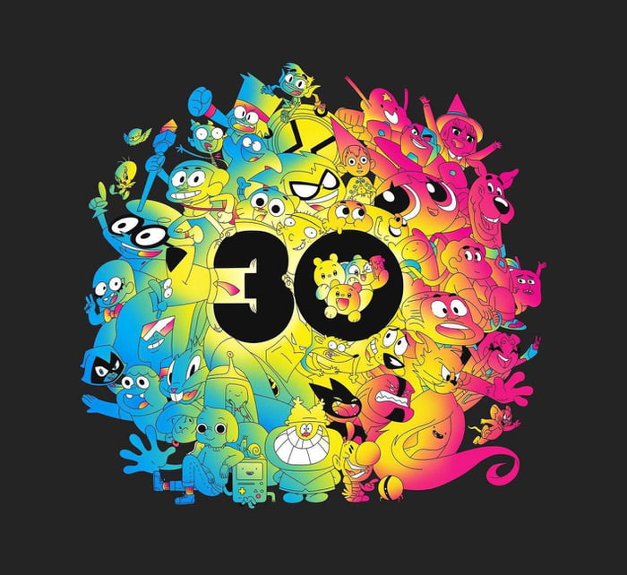 Cartoon Network’s official 30th anniversary illustration (pretty much ...