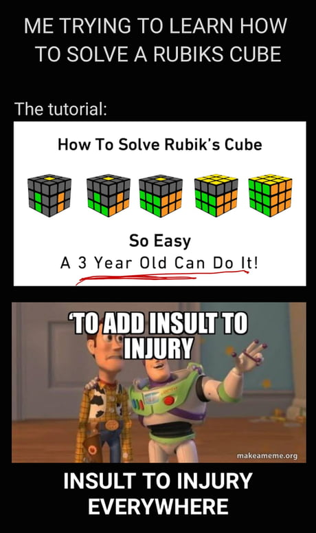 Best Funny rubiks cube Memes - 9GAG