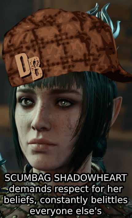Scumbag Shadowheart - 9GAG