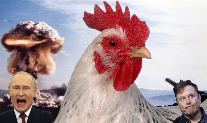 There is a game called Nuclear Chicken. This is what Putin is playing ...