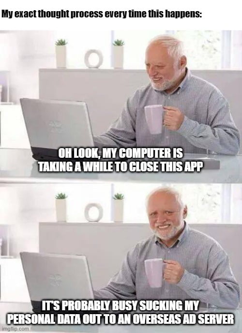 It's actually just checking your meme folder. - 9GAG