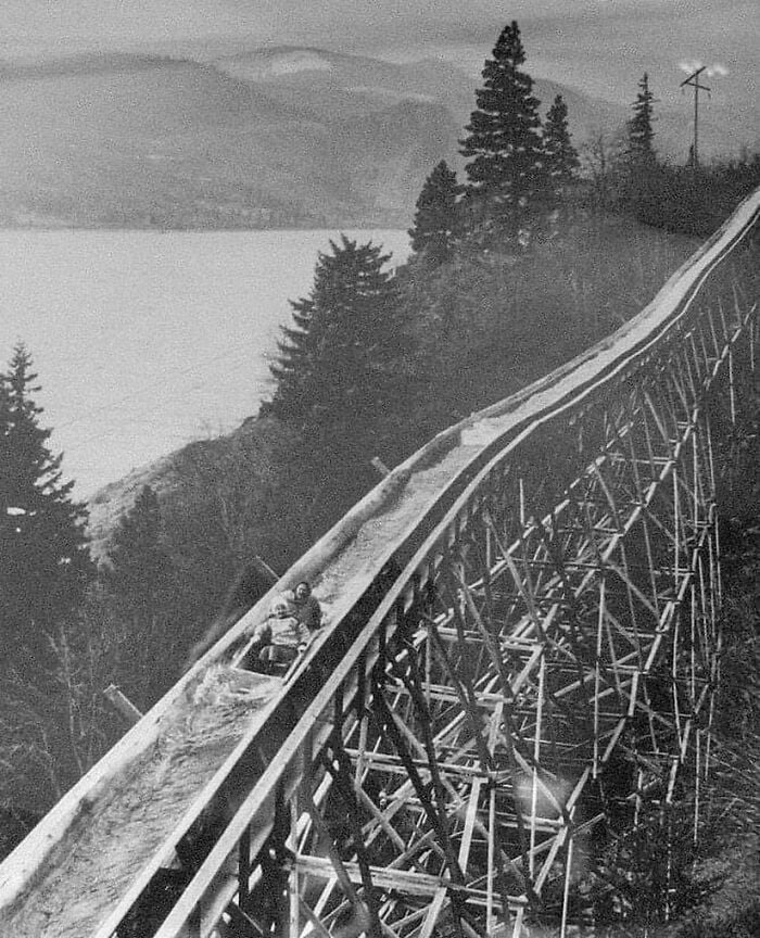 The Broughton Flume Was The Fastest And Longest (9 miles) Water Flume ...